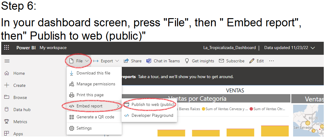 How to embed a Power BI dashboard in WordPress using blocks (no extra ...